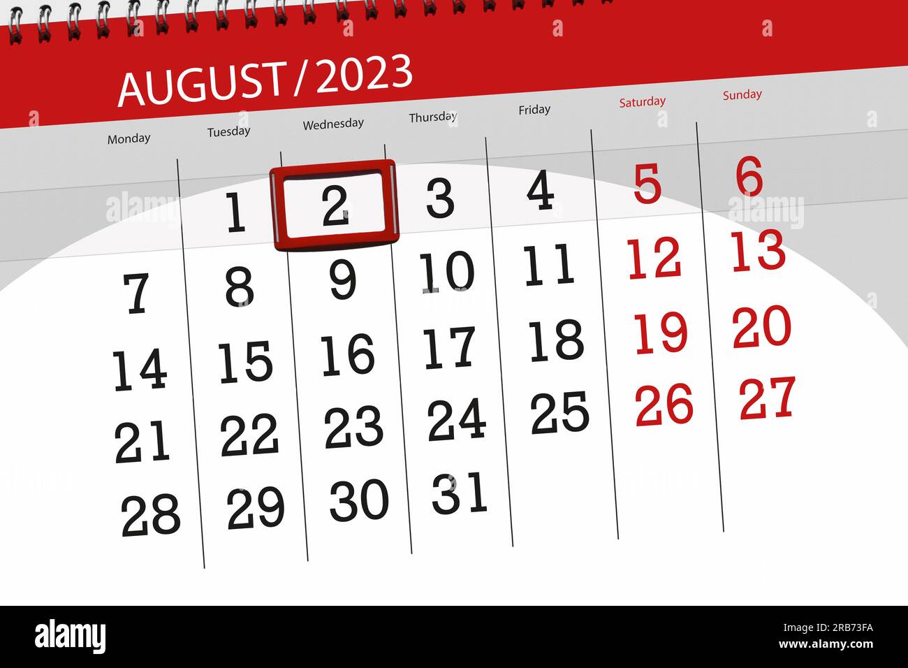 Calendar 2023, deadline, day, month, page, organizer, date, August ...