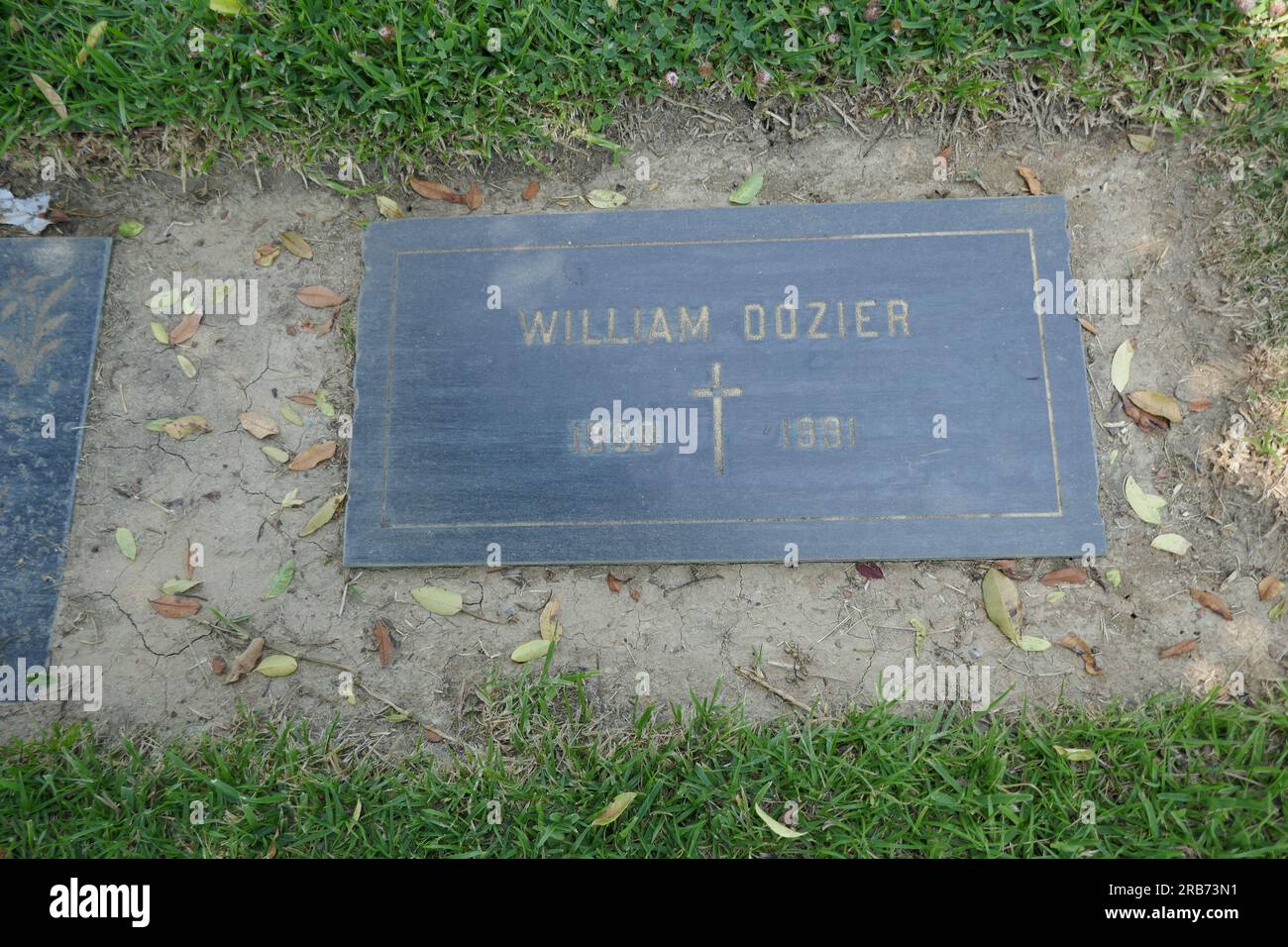 Culver City, California, USA 6th July 2023 Director/Actor William Dozier Grave at Holy Cross ...