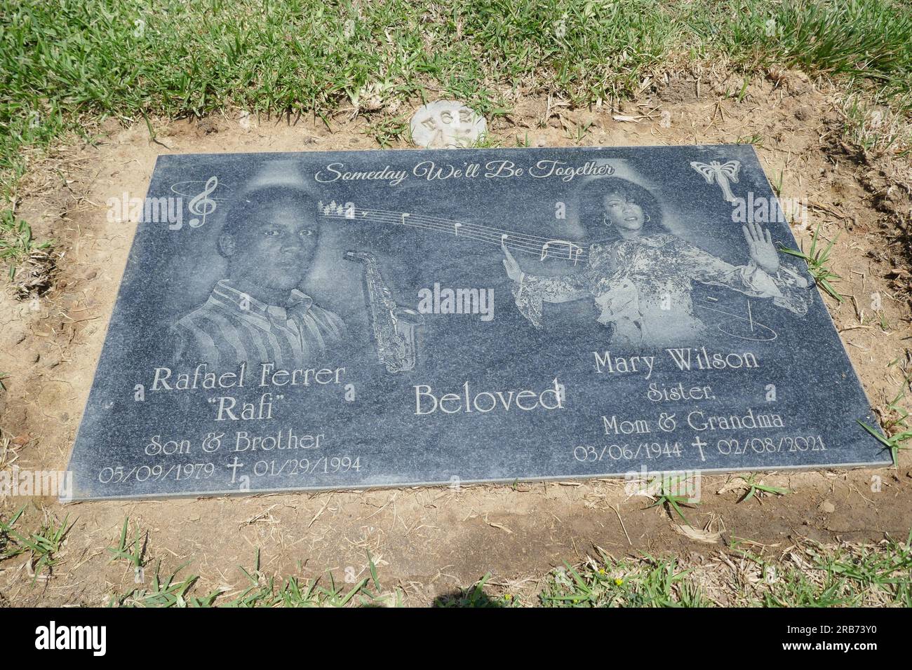 Culver City, California, USA 6th July 2023 Singer Mary Wilson Grave at ...