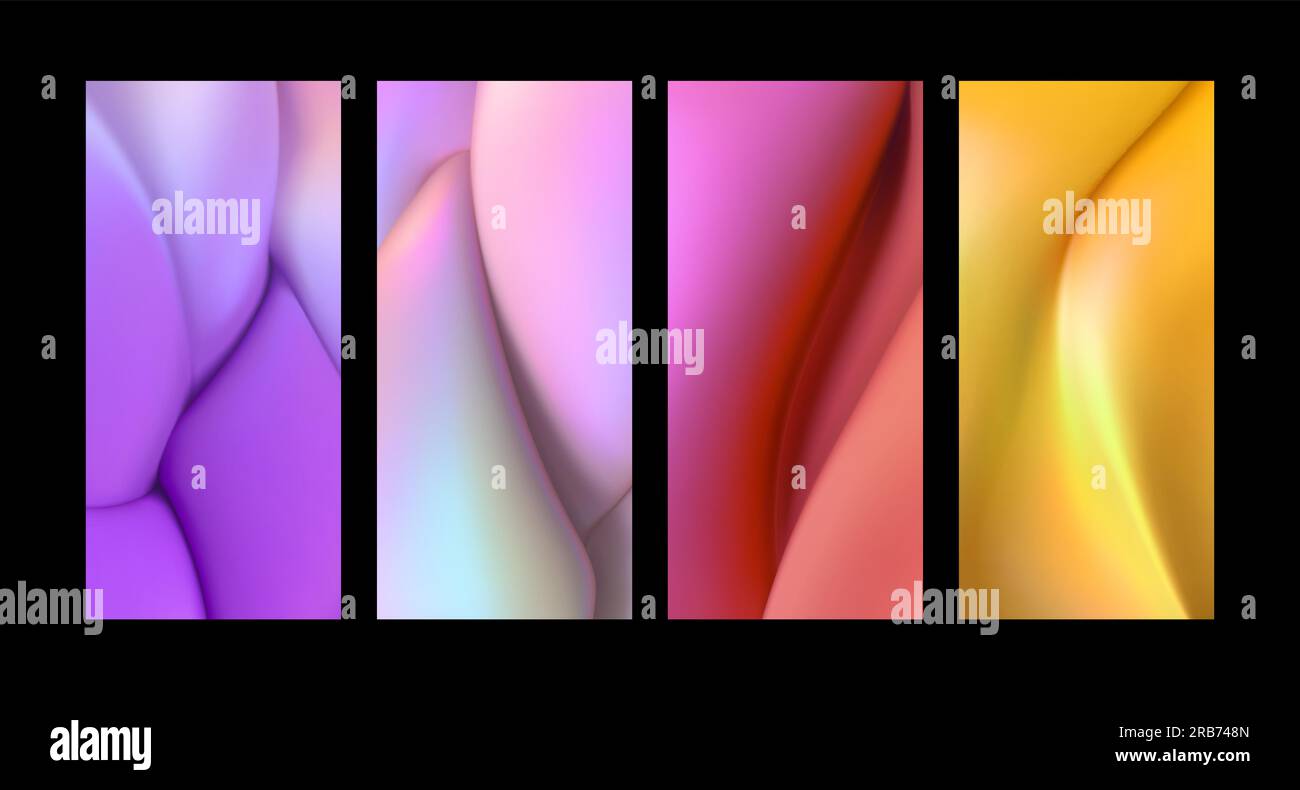 Liquid gradient shapes hi-res stock photography and images - Alamy