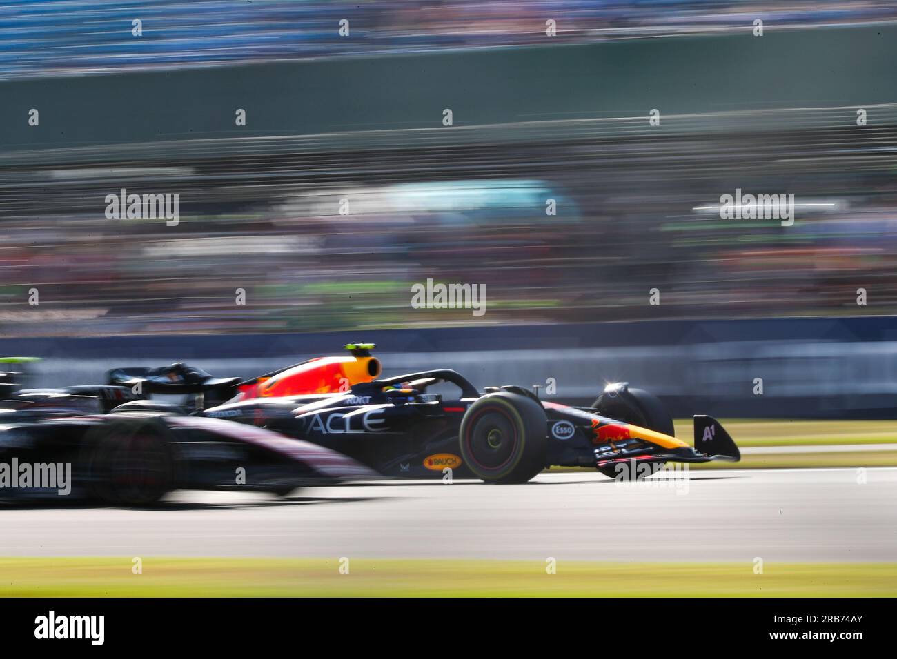 Silverstone circuit, Silverstone, England, July 07, 2023, Sergio Perez (MEX) Redbull Racing RB19 ...
