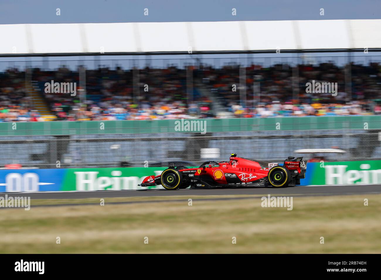 Silverstone circuit, Silverstone, England, July 07, 2023, Carlos Sainz ...