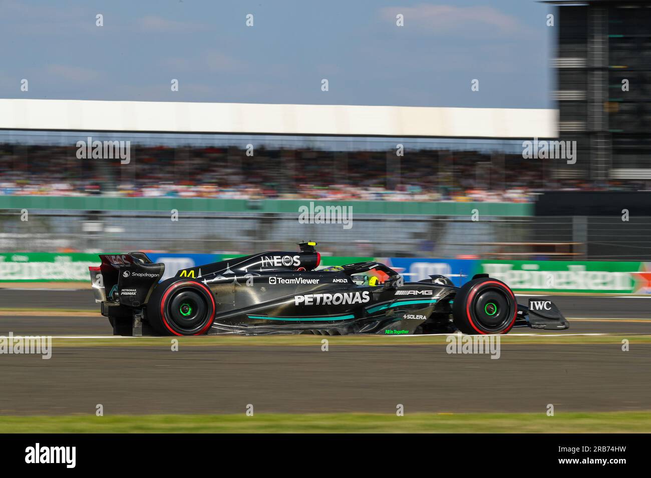 Silverstone circuit, Silverstone, England, July 07, 2023, Lewis ...
