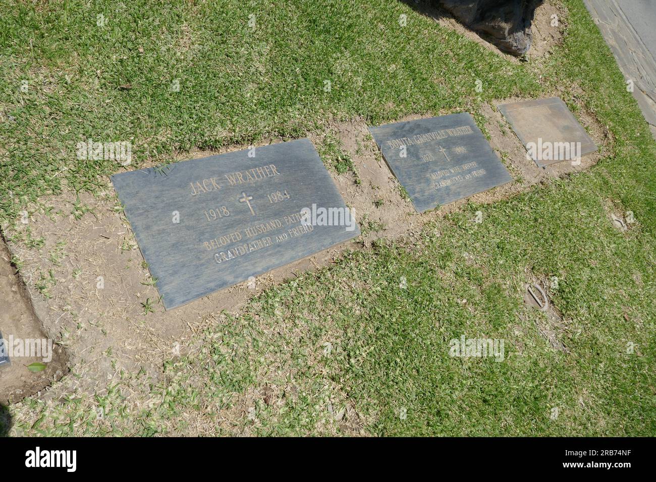Culver City, California, USA 6th July 2023 Producer Jack Wrather Grave ...