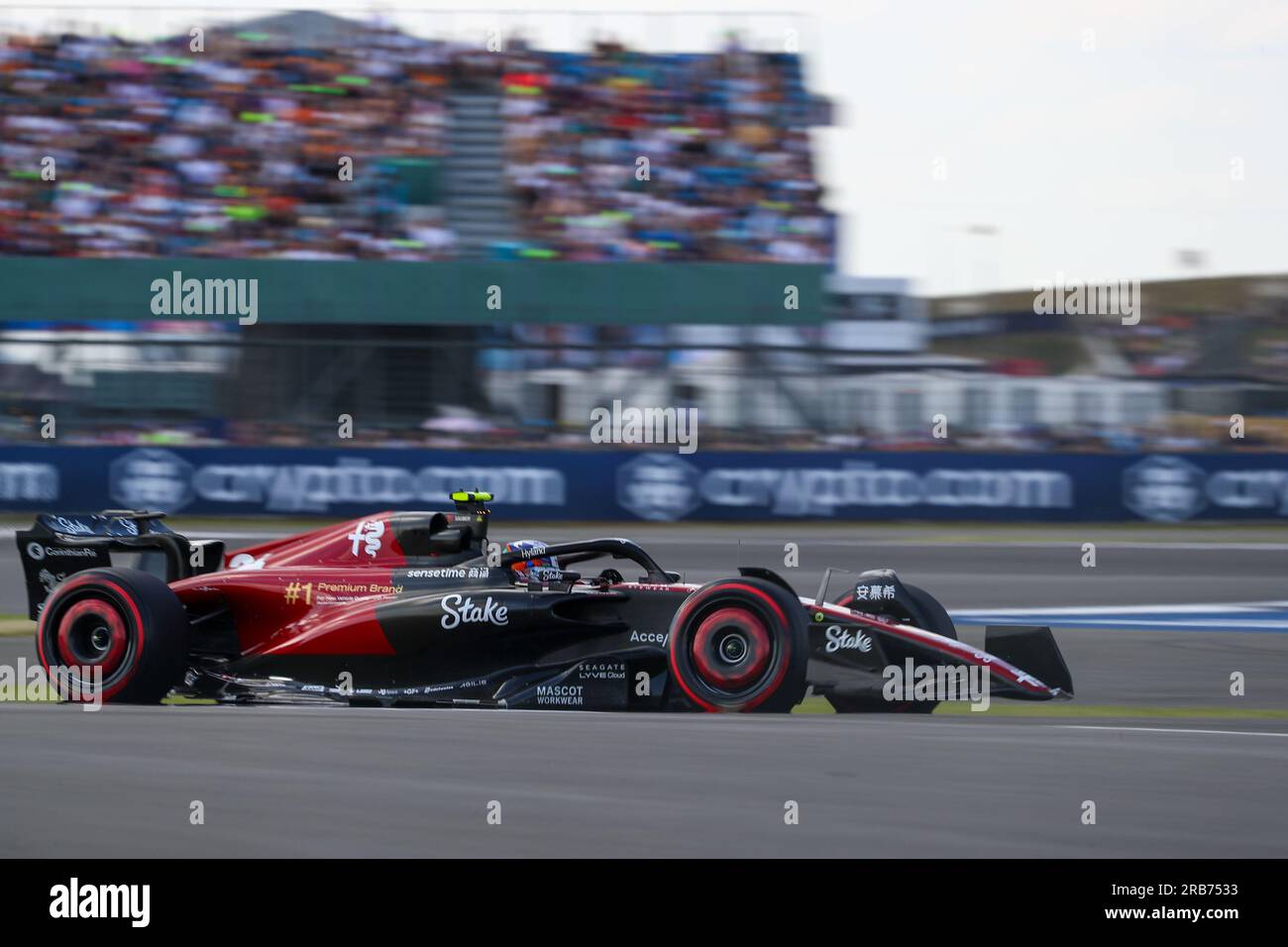 Silverstone circuit, Silverstone, England, July 07, 2023, Guanyu Zhou ...