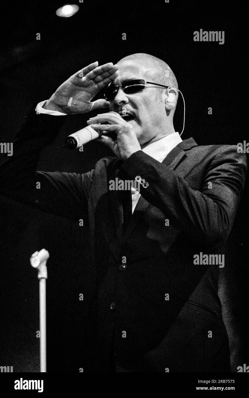 New wave synth pop band Black and White Stock Photos & Images - Alamy