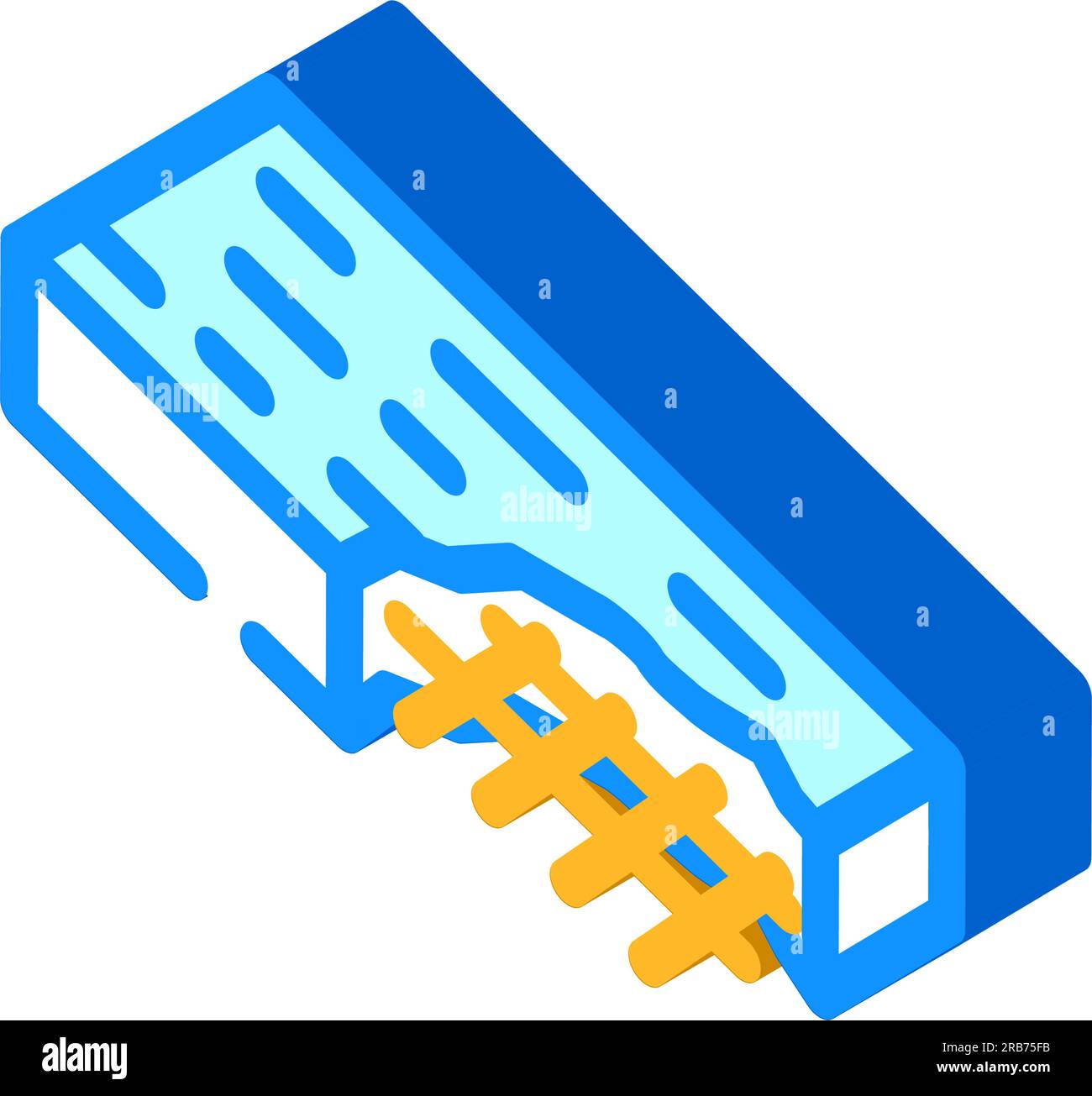 Concrete Slab Civil Engineer Isometric Icon Vector Illustration Stock