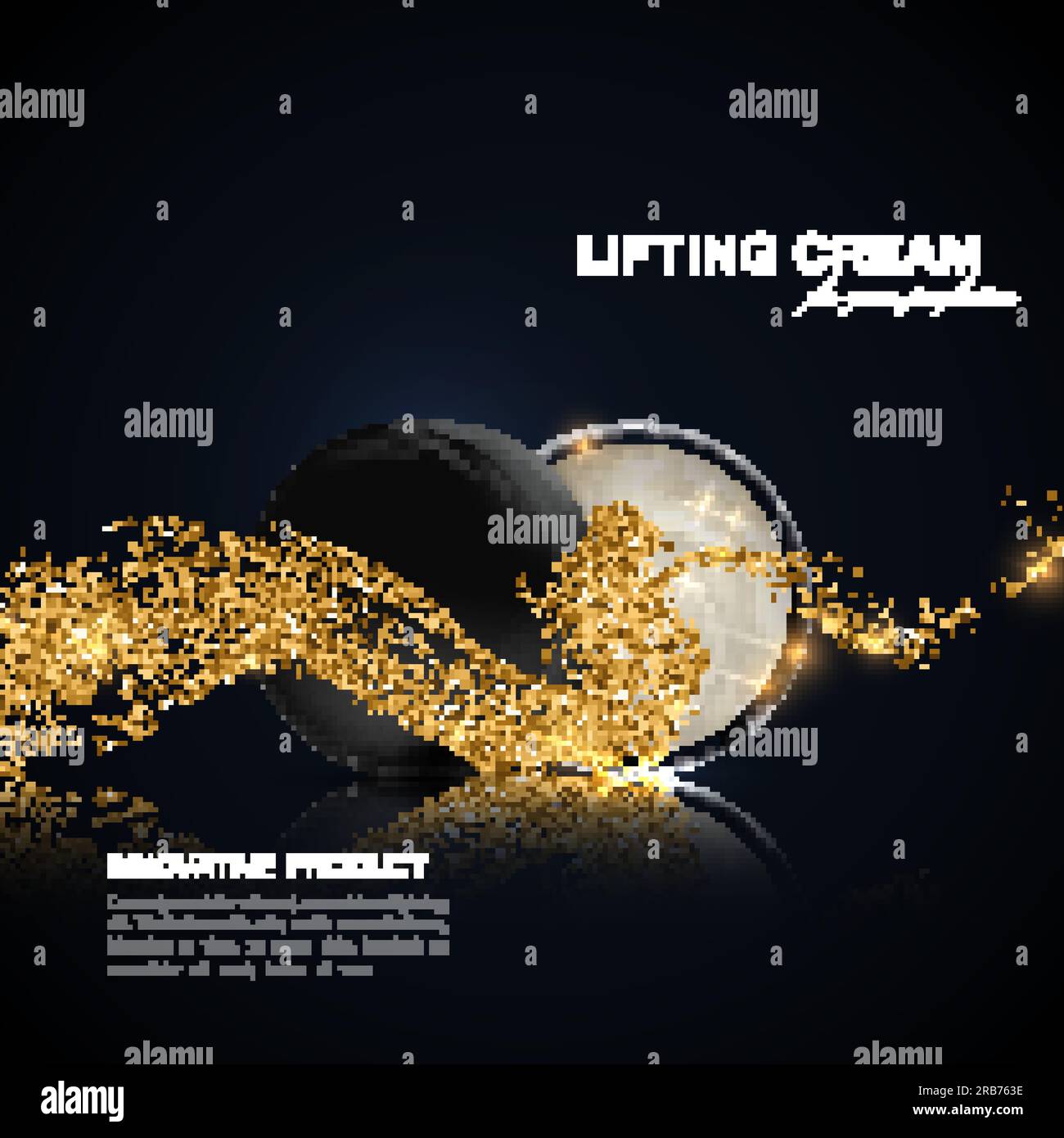 Golden particles hi-res stock photography and images - Alamy