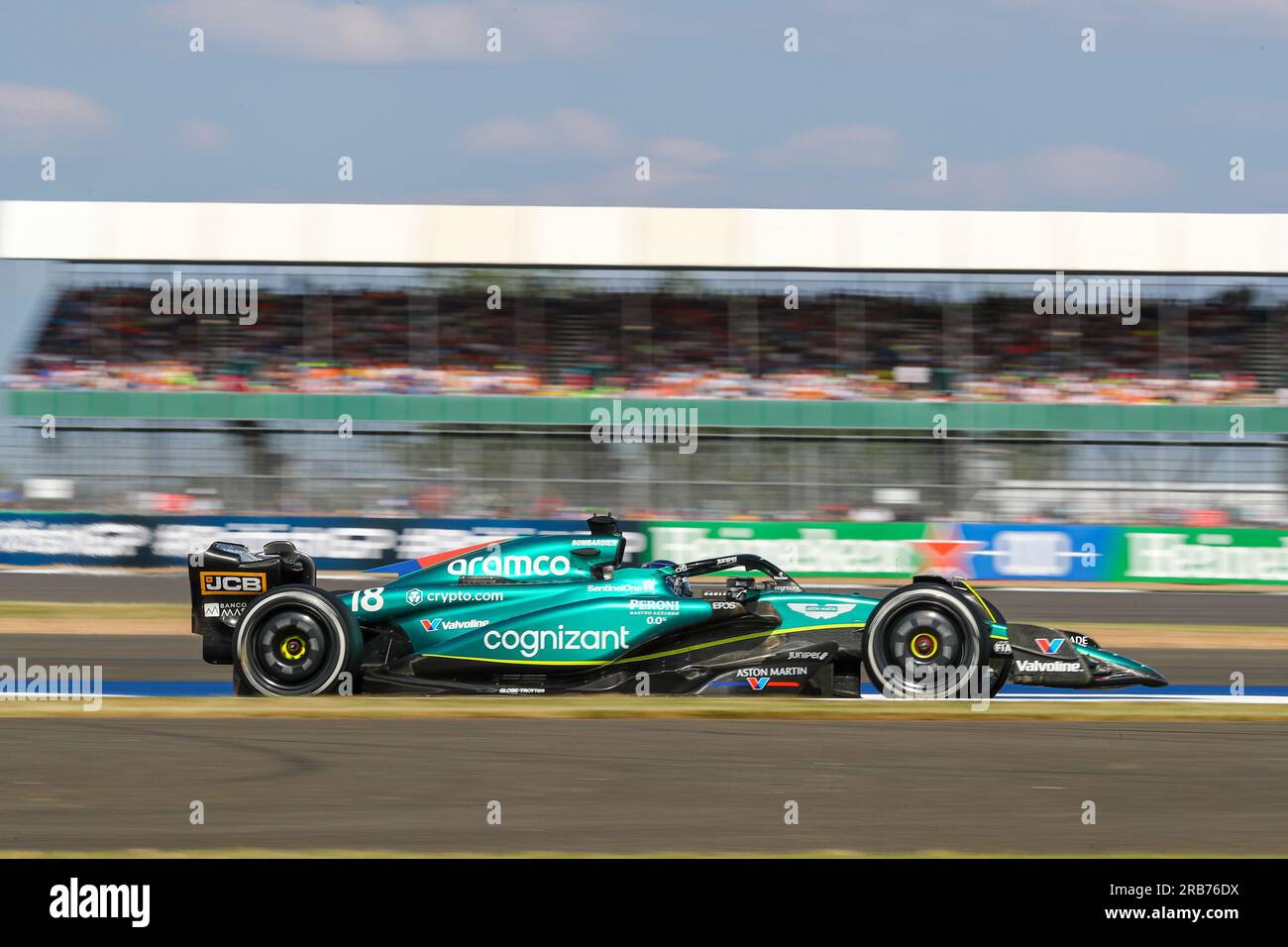 Lance Stroll (CAN) Aston Martn AMR23 during the Formula 1 Championship Formula 1 Aramco British ...