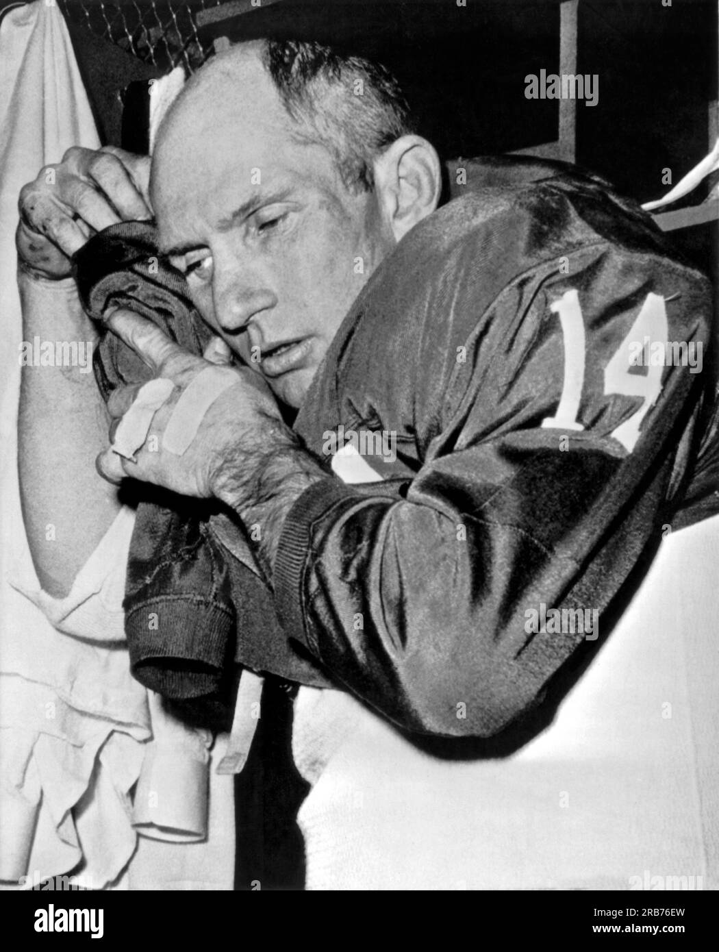 New York, New York: December 16, 1963. New York Giants quarterback Y.A ...