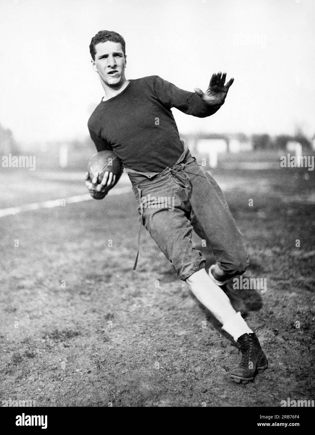 Notre Dame, Indiana: December 13, 1934. Francis (MIke) Layden, left ...