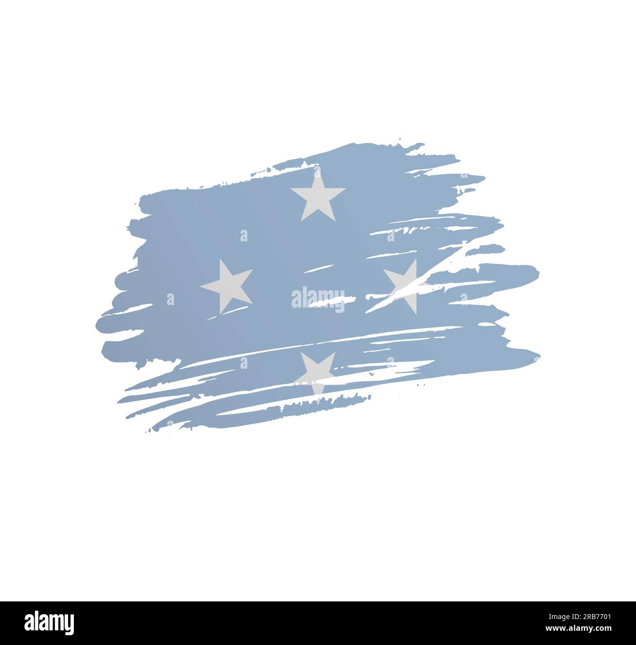 Federated States of Micronesia flag - nation vector country flag ...