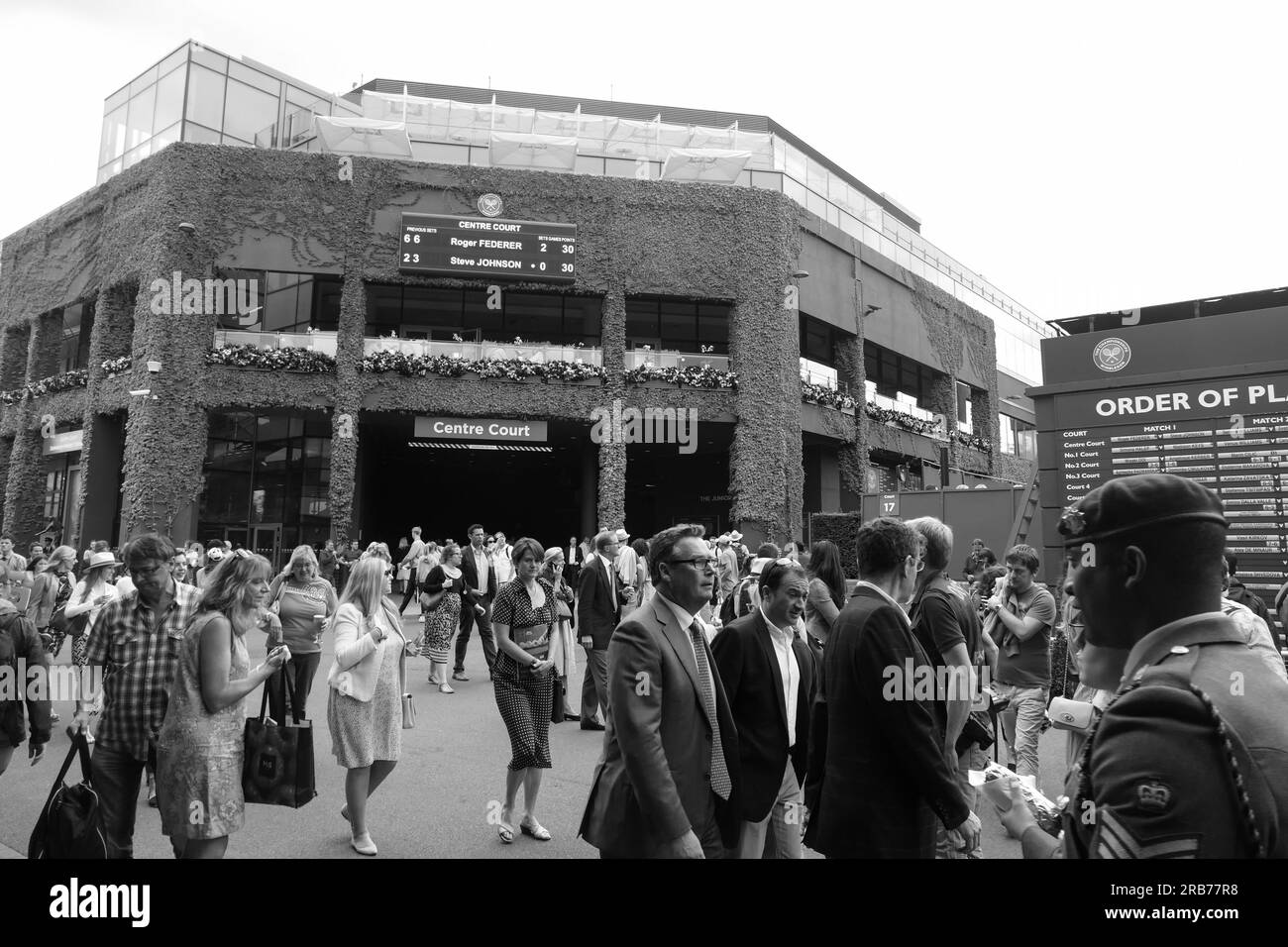 2016 wimbledon Black and White Stock Photos & Images - Alamy