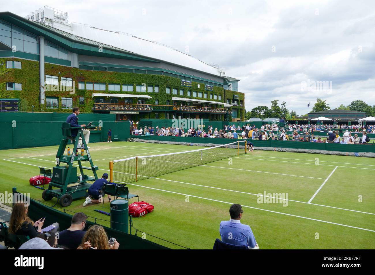 London, United Kingdom - July 4 2016: Wimbledon Tennis Championships ...