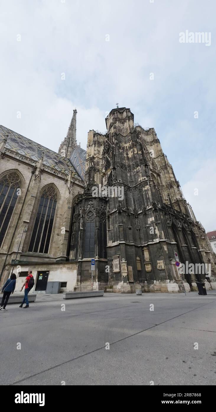 Vienna, Austria - June 8, 2023: Visitors enjoy sighseeing in ...