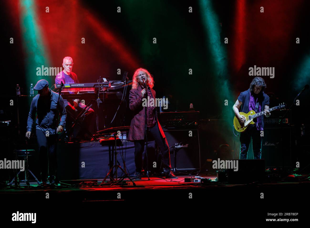 Nad Sylvan in concert Stock Photo - Alamy