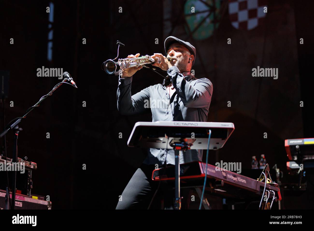 Rob Townsend in concert Stock Photo - Alamy