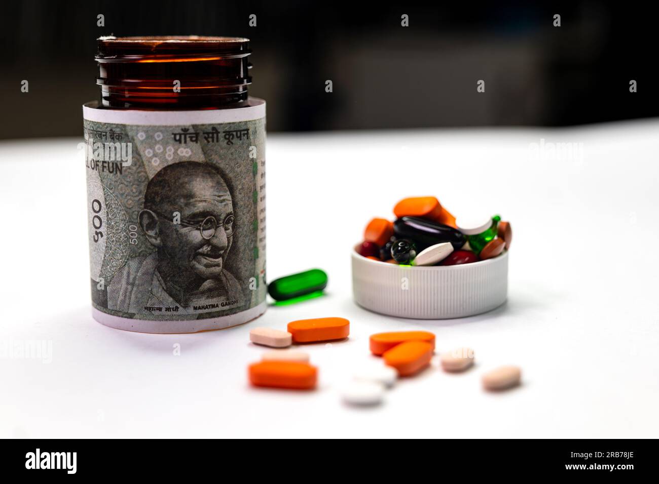 Pills different colors sizes on hi-res stock photography and images - Alamy