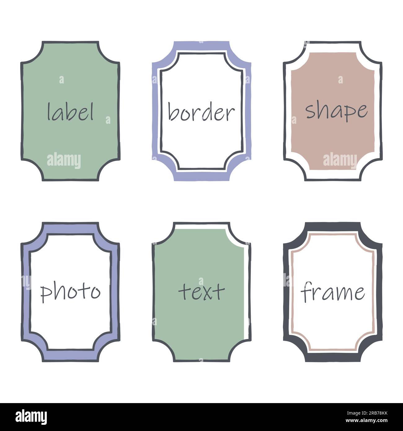 Rectangle shape space Cut Out Stock Images & Pictures - Alamy