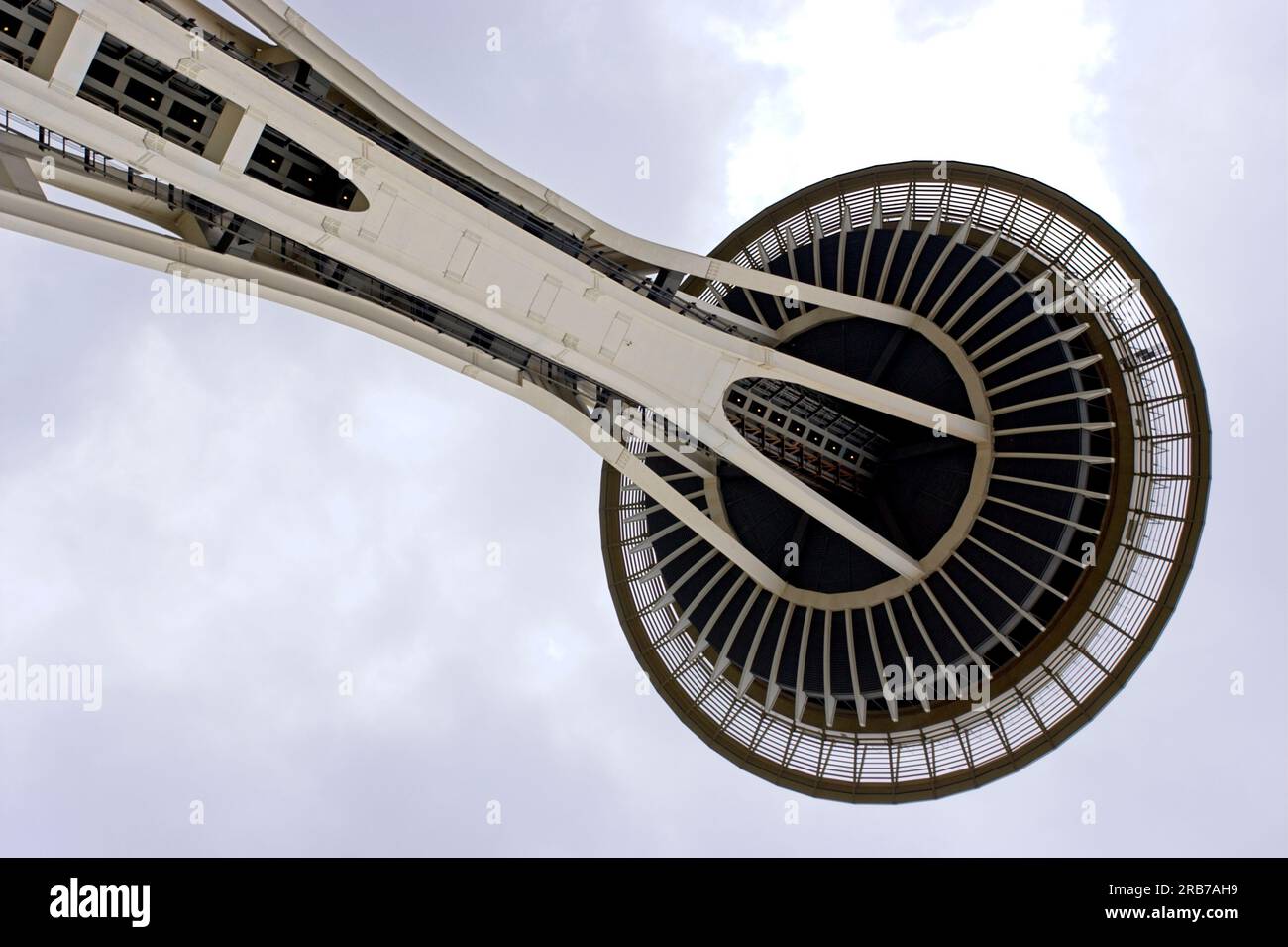 The Space Needle at the Seattle Center in downtown Seattle. Seattle ...
