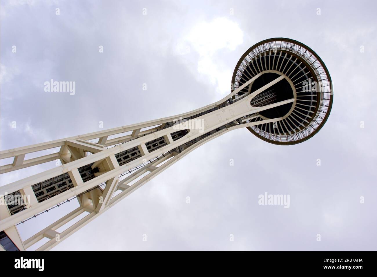 The Space Needle at the Seattle Center in downtown Seattle. Seattle ...