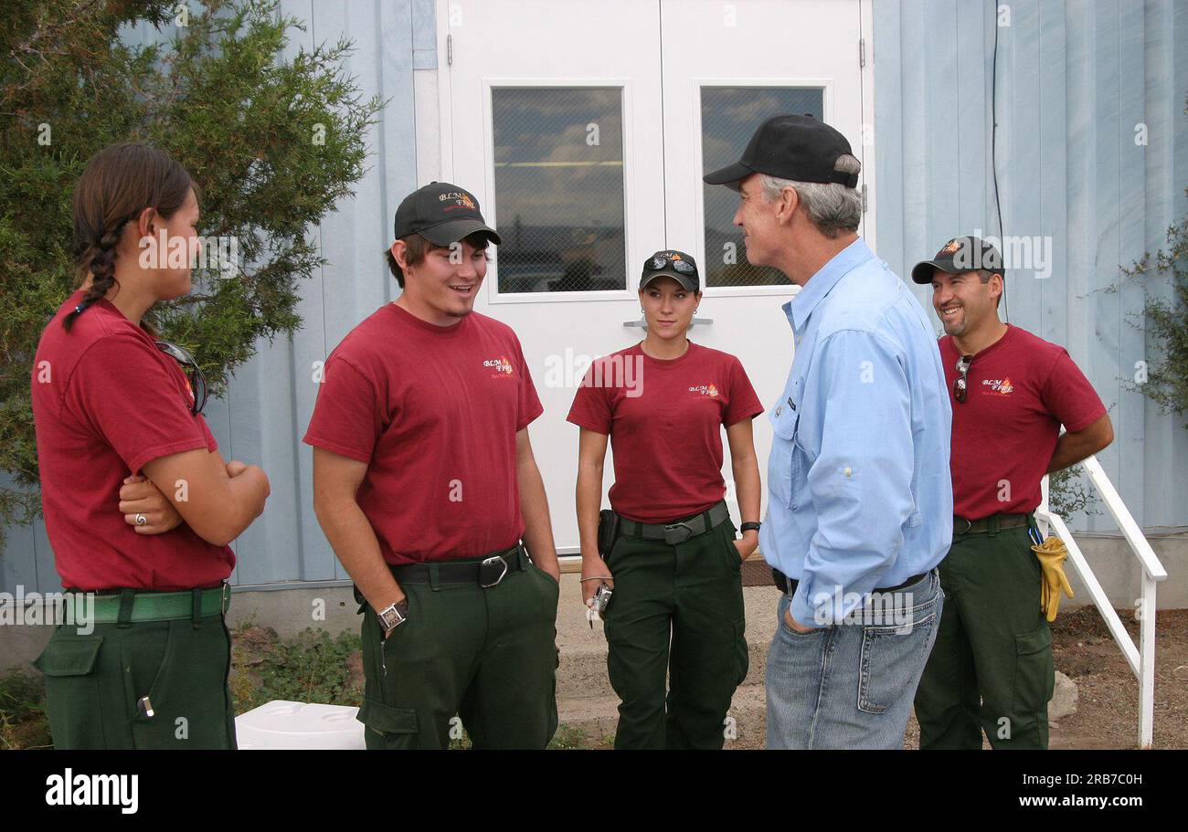 Visit of Secretary Dirk Kempthorne to southwestern Idaho, where he took ...