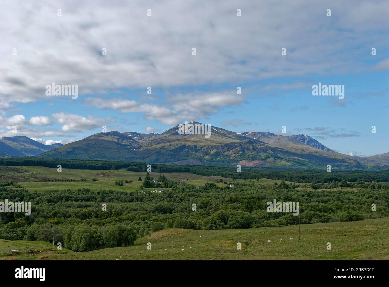 The view south from the Commando Memorial at Spean Bridge overlooking ...
