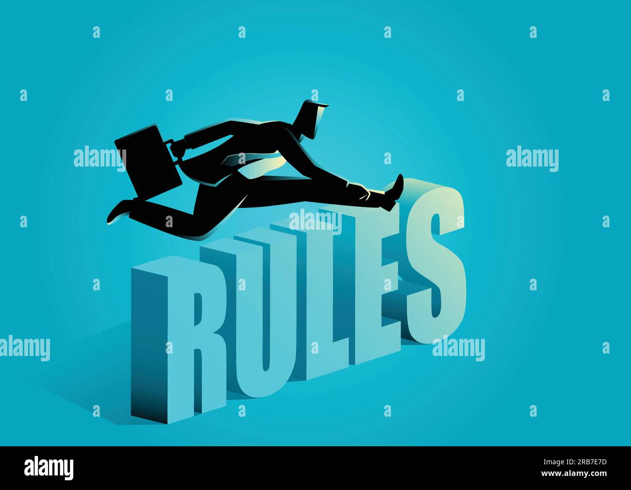 Breaking rules Stock Vector Images - Alamy