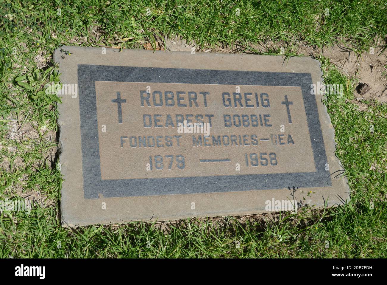 Culver City, California, USA 6th July 2023 Actor Robert Greig Grave at ...