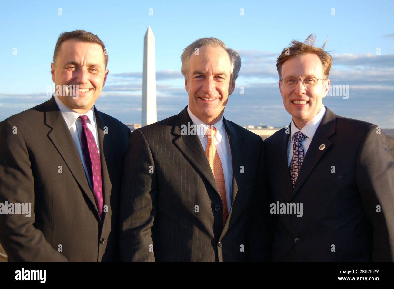 Secretary Dirk Kempthorne (center) at Main Interior with Attorney ...