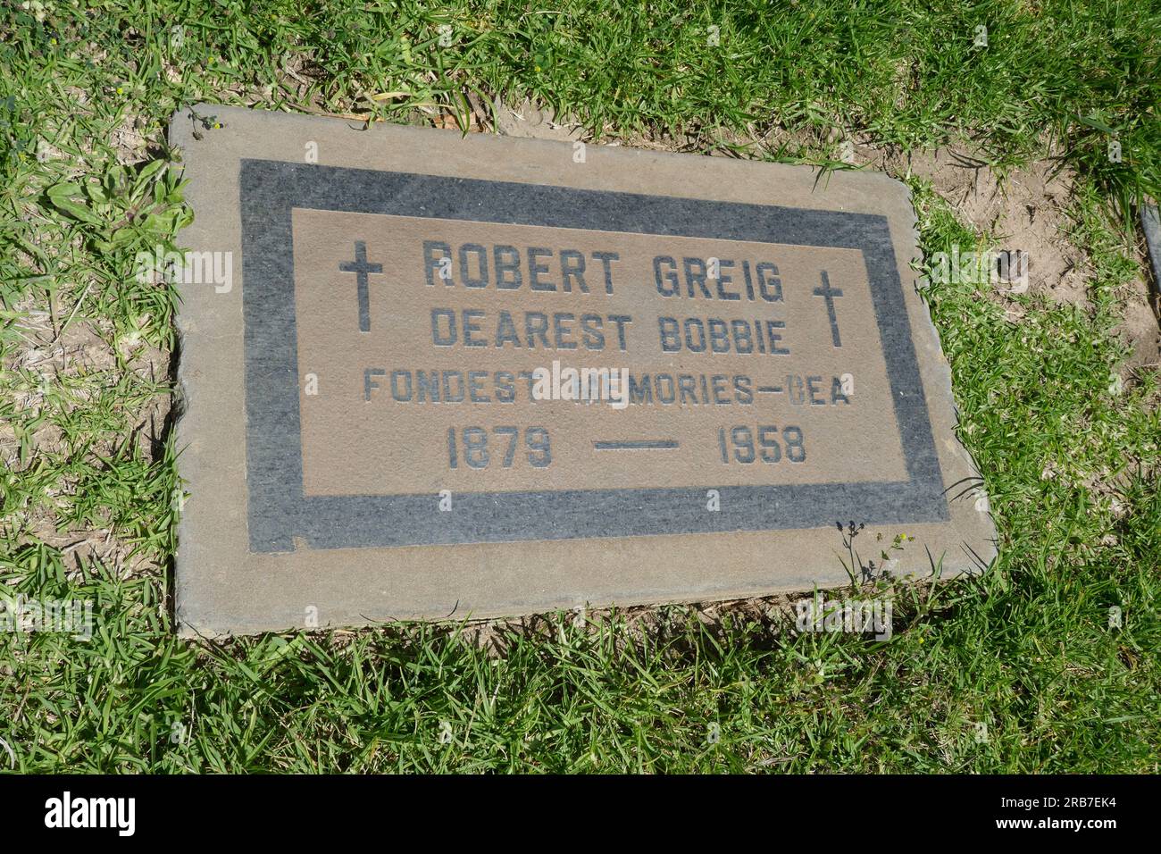 Culver City, California, USA 6th July 2023 Actor Robert Greig Grave at ...