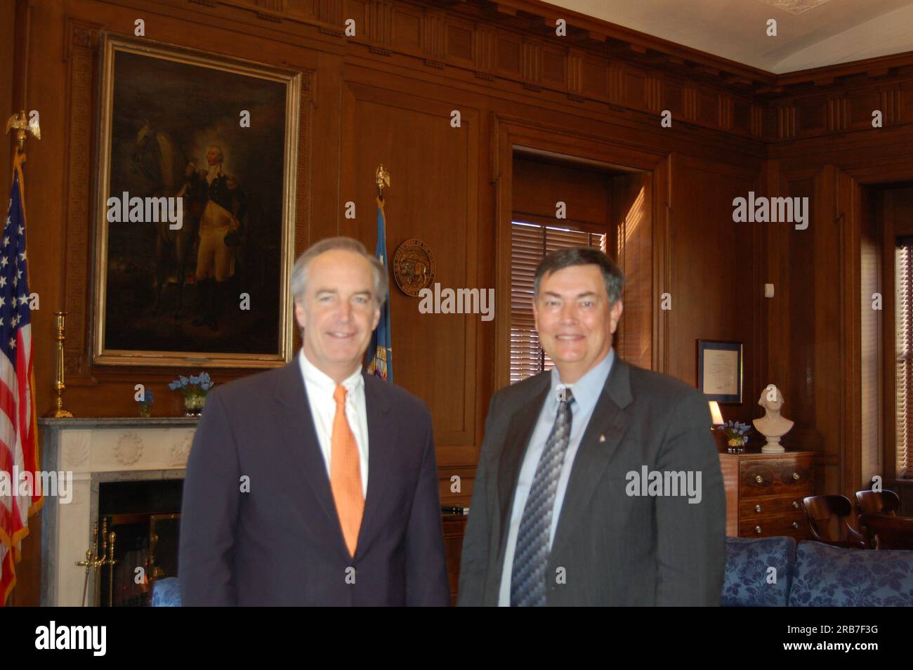 Secretary Dirk Kempthorne meeting at Main Interior with Idaho State ...