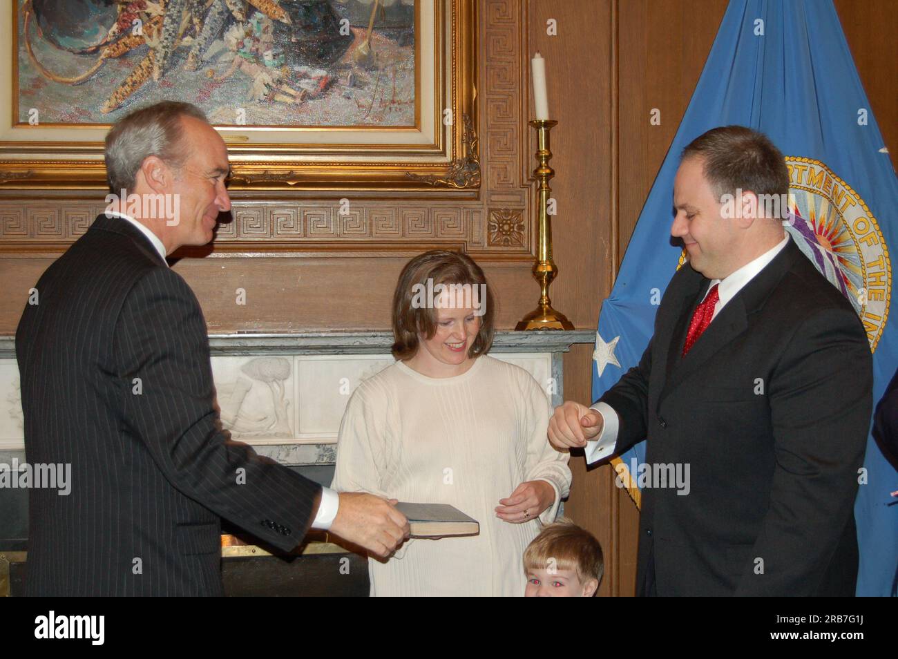 Swearing-in ceremony for Interior Solicitor, David Bernhardt, with ...