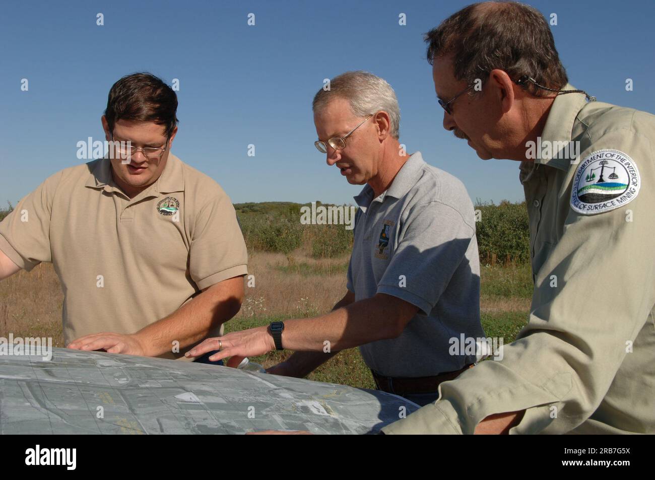 Office of Surface Mining, Reclamation, and Enforcement staff working at ...