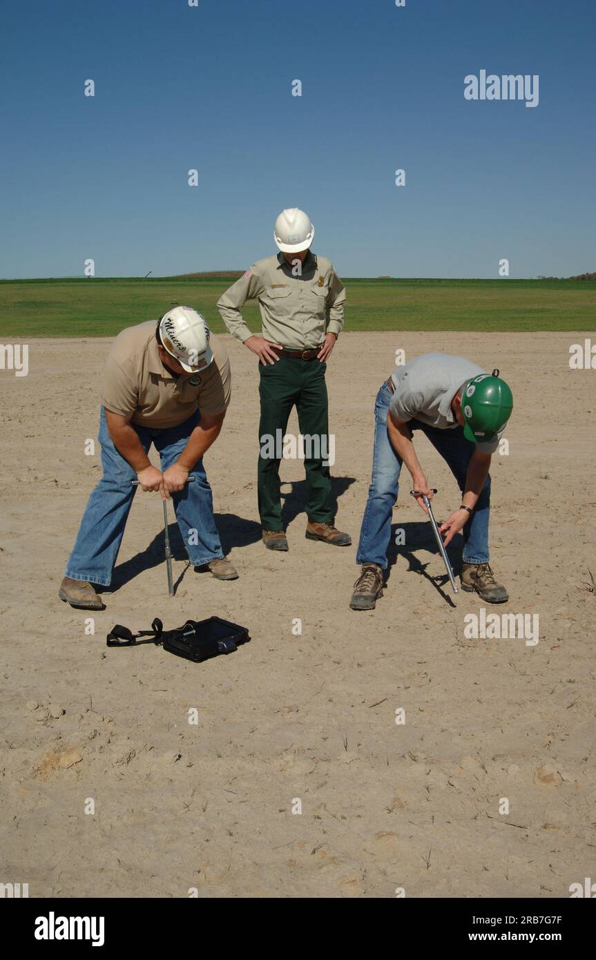 Office of Surface Mining, Reclamation, and Enforcement staff working at ...