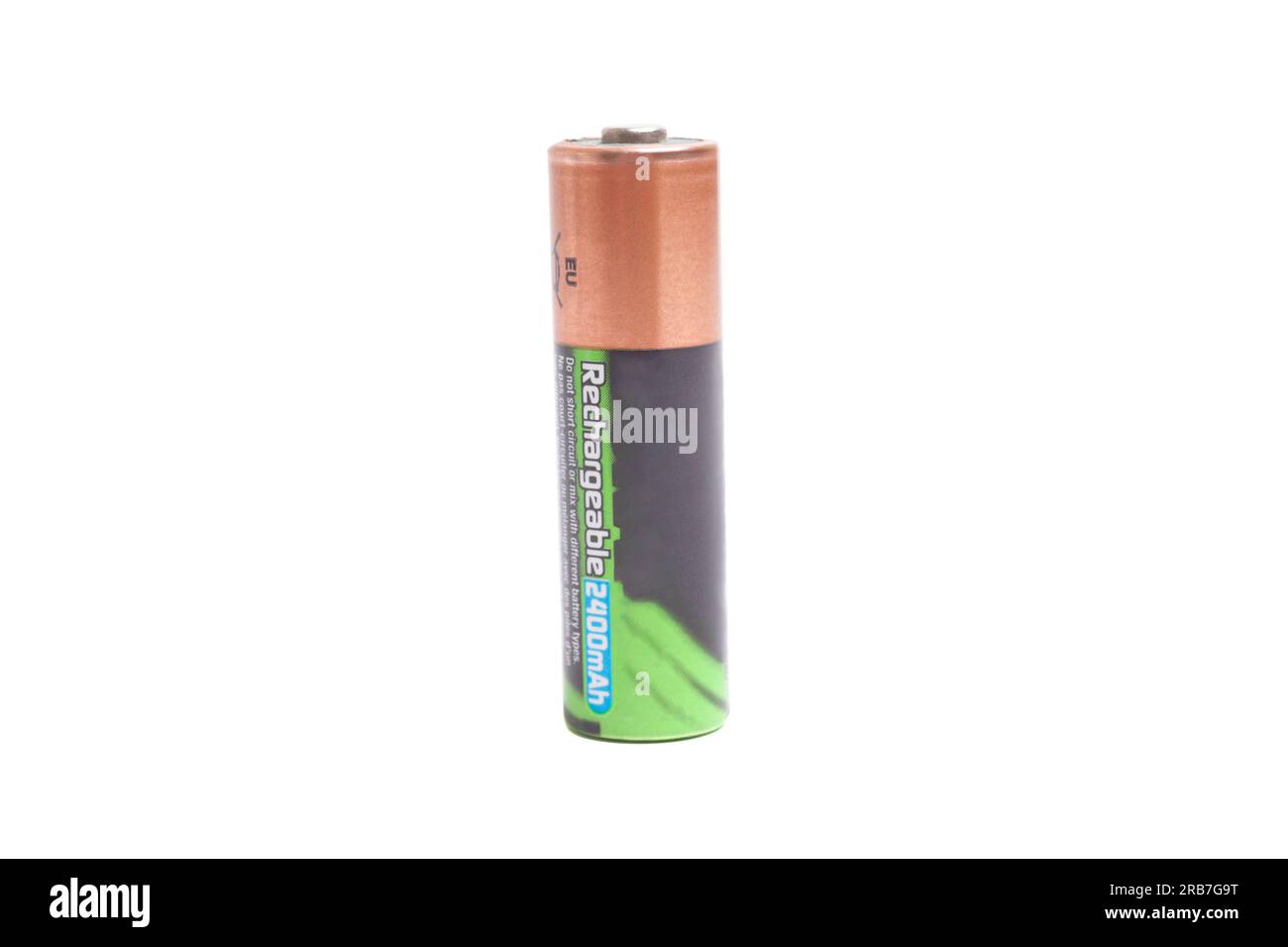 Rechargeable battery, isolated on white Stock Photo - Alamy