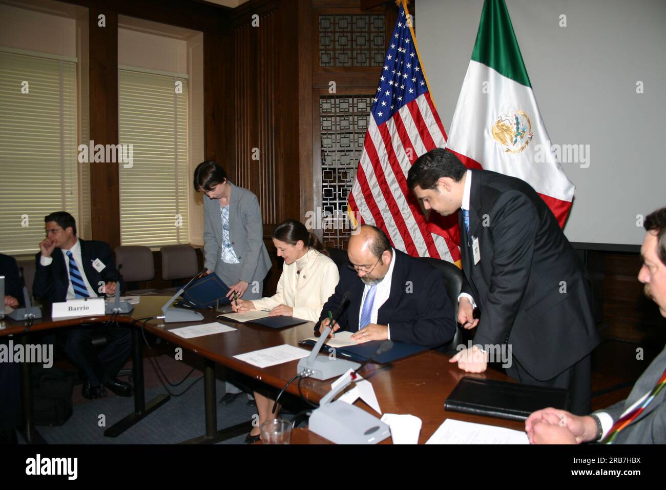 U.S..-Mexico Binational Commission (BNC) agreement signing event at ...