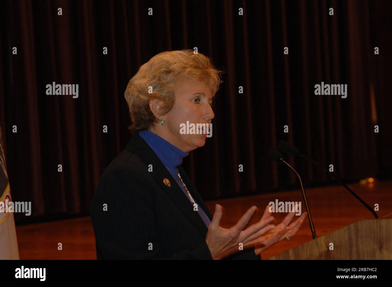 Amy Lamb photography exhibit opening at Main Interior, with Secretary ...