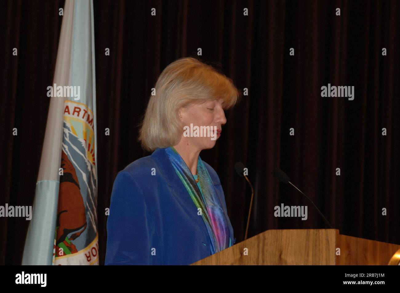 Amy Lamb photography exhibit opening at Main Interior, with Secretary ...