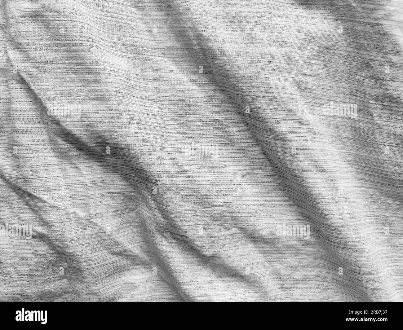 Gray crumpled linen fabric as a background, texture, full frame ...