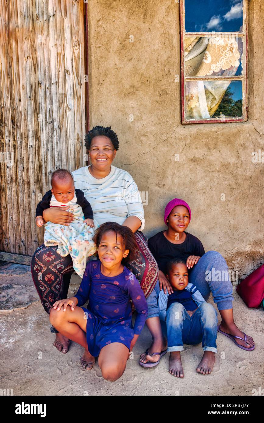 Happy African Family