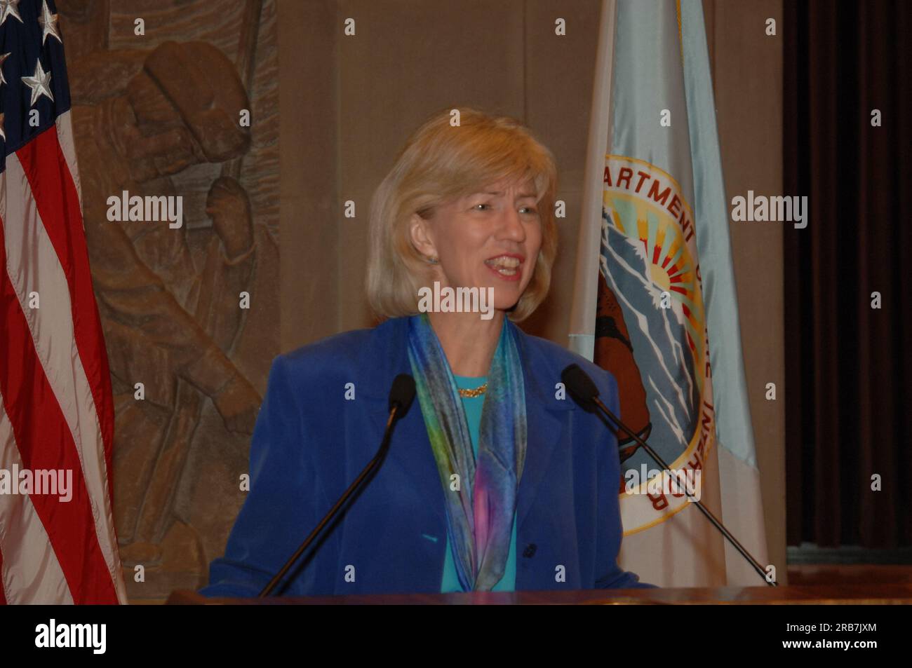 Amy Lamb photography exhibit opening at Main Interior, with Secretary ...