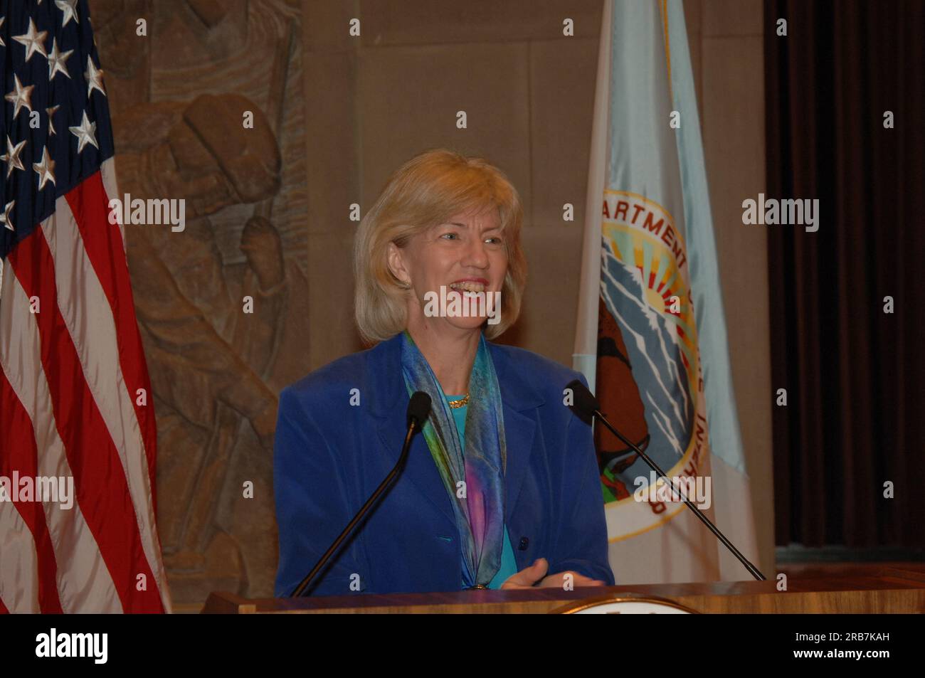 Amy Lamb photography exhibit opening at Main Interior, with Secretary ...