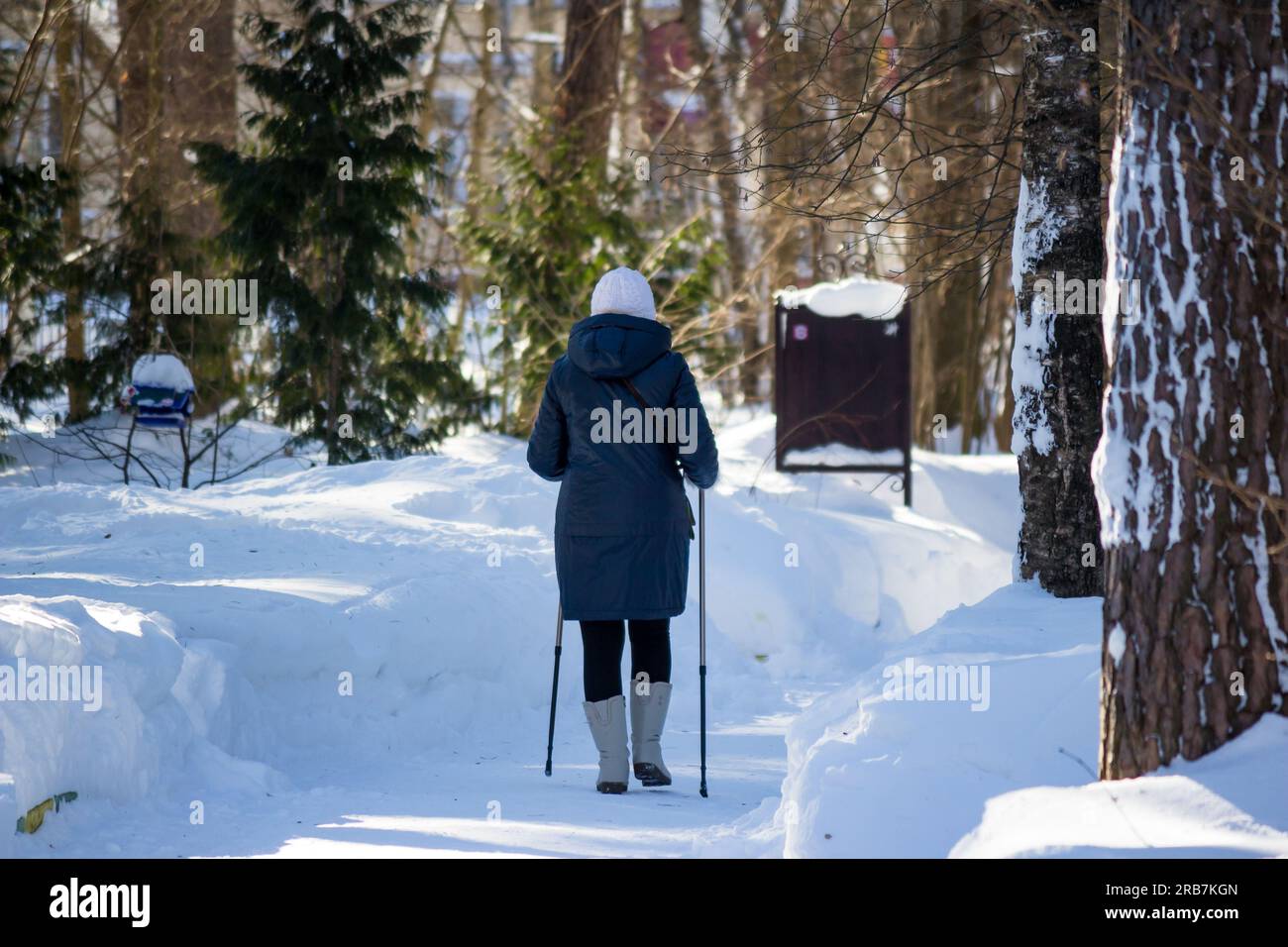 Scandinavian walking sticks hi-res stock photography and images - Alamy