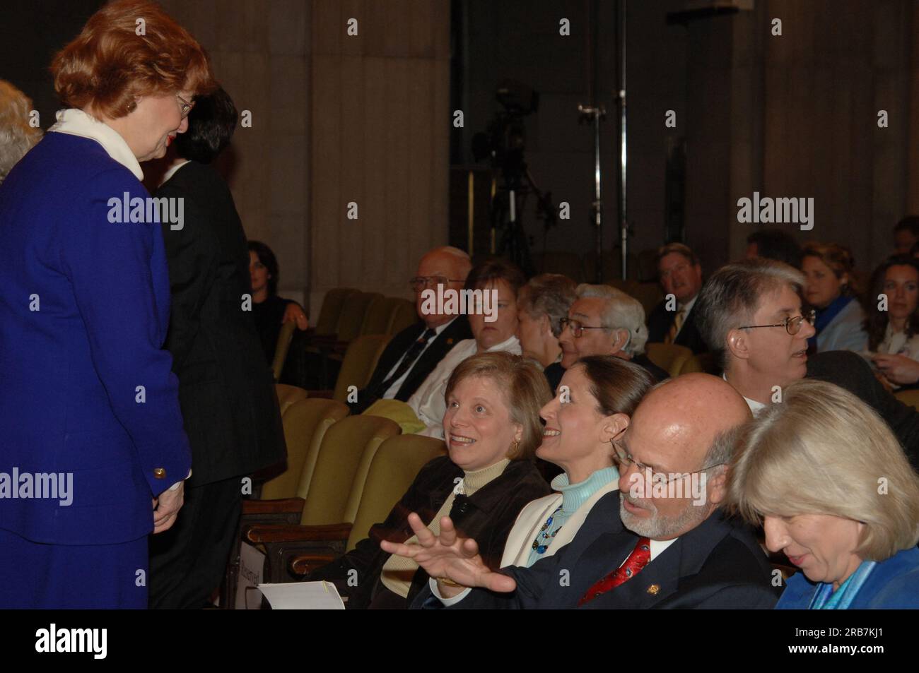 Amy Lamb photography exhibit opening at Main Interior, with Secretary ...