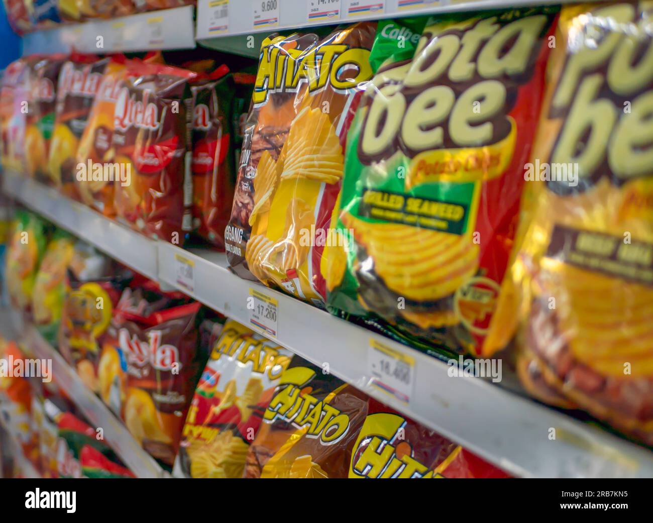 Snack junk food display sale hi-res stock photography and images - Alamy