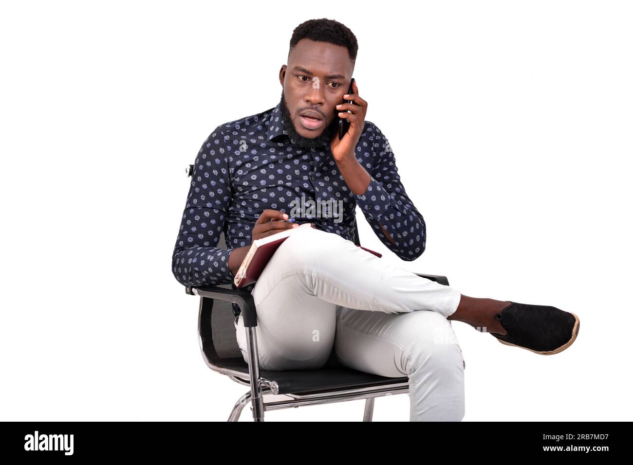 Man reading book shocked expression hi-res stock photography and images ...