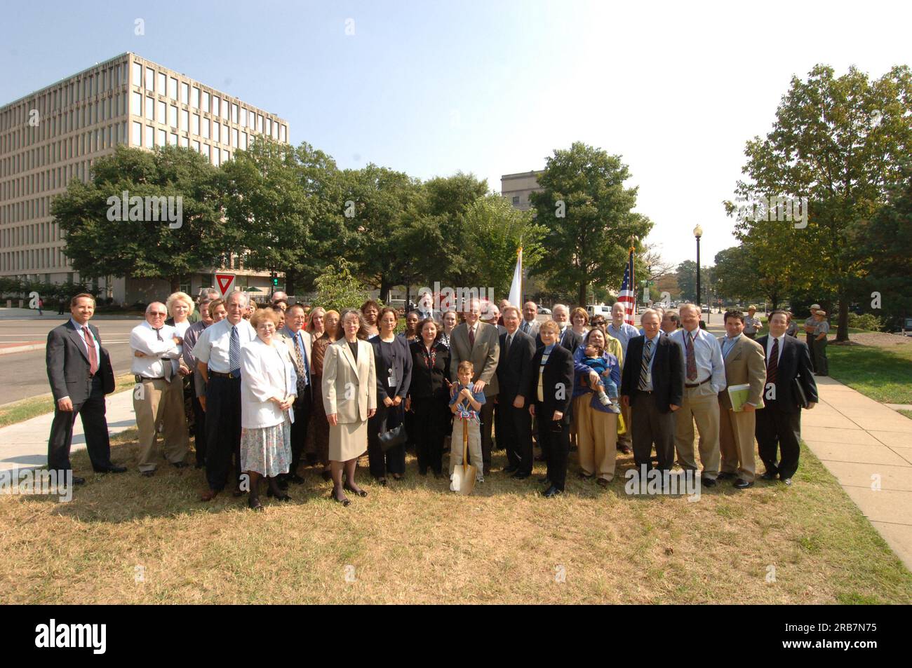Tree planting ceremony, led by Deputy Assistant Secretary for Budget ...
