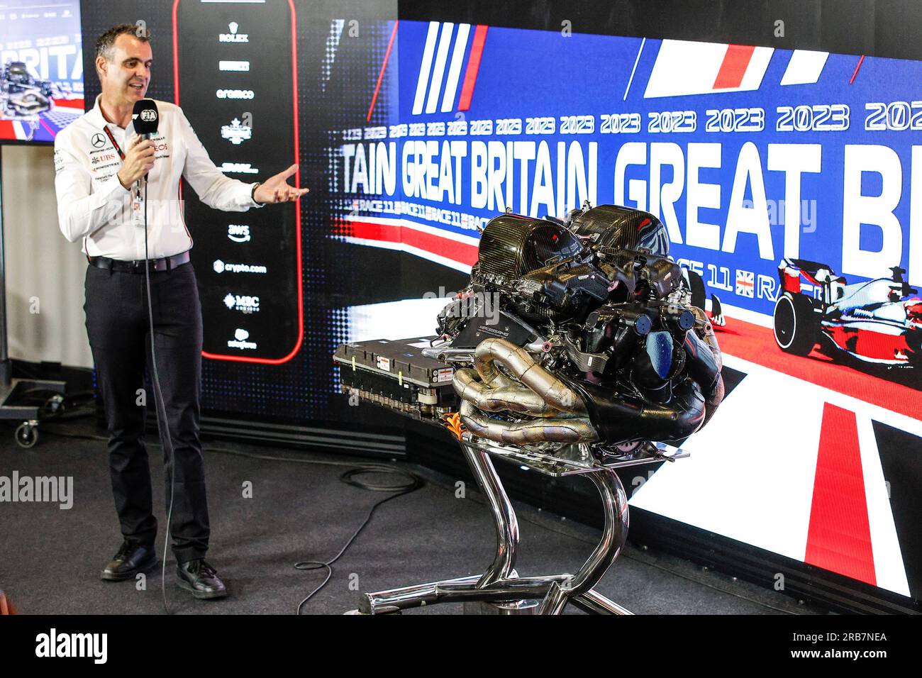 Silverstone, Royaume Uni. 08th July, 2023. Hywel Thomas Managing ...