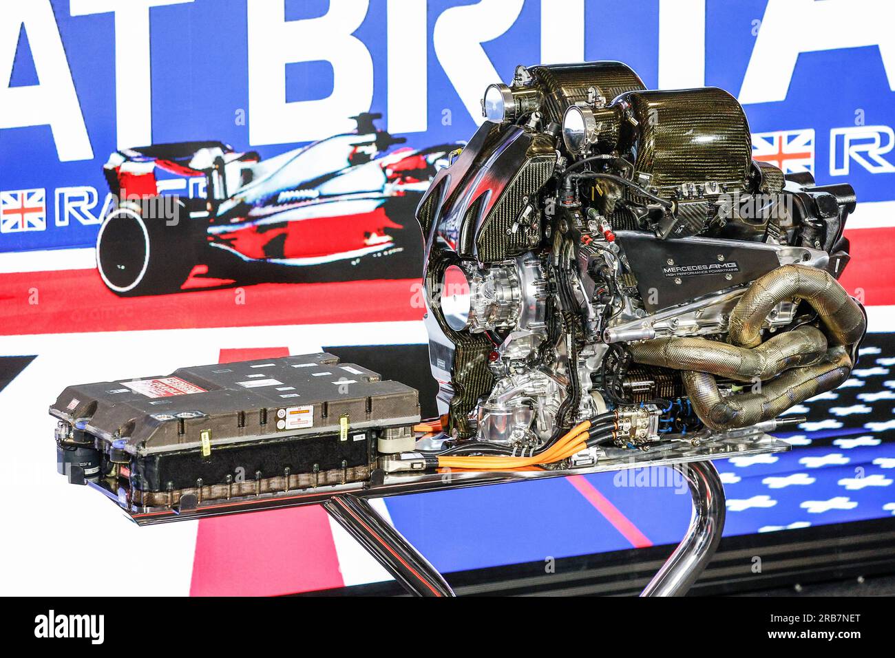 Silverstone, Royaume Uni. 08th July, 2023. Mercedes AMG F1 Team W14 ...